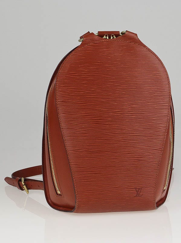 Louis Vuitton Fawn Epi Leather Mabillon Backpack Bag | Yoogi's Closet