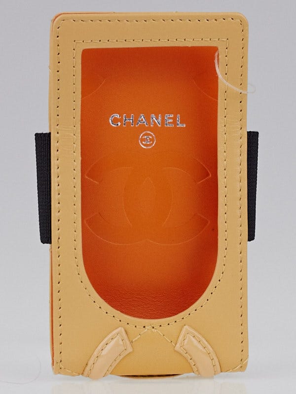Chanel Beige Cambon Ligne iPod Mini Case | Yoogi's Closet