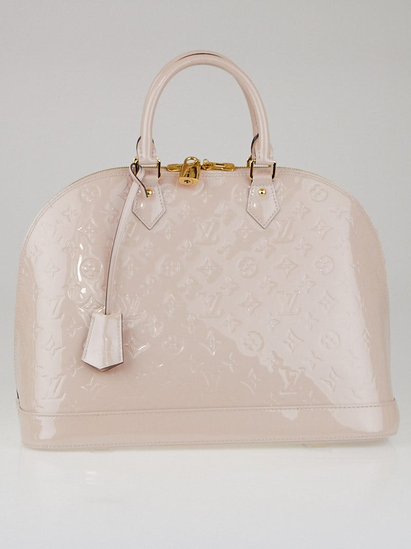 Louis Vuitton Rose Angelique Monogram Vernis Alma GM Bag | Yoogi's Closet
