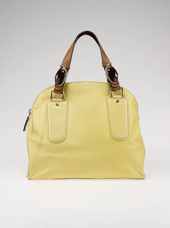 Chloe Pollen Buffalo Leather Astoria Bowler Bag | Yoogi's Closet