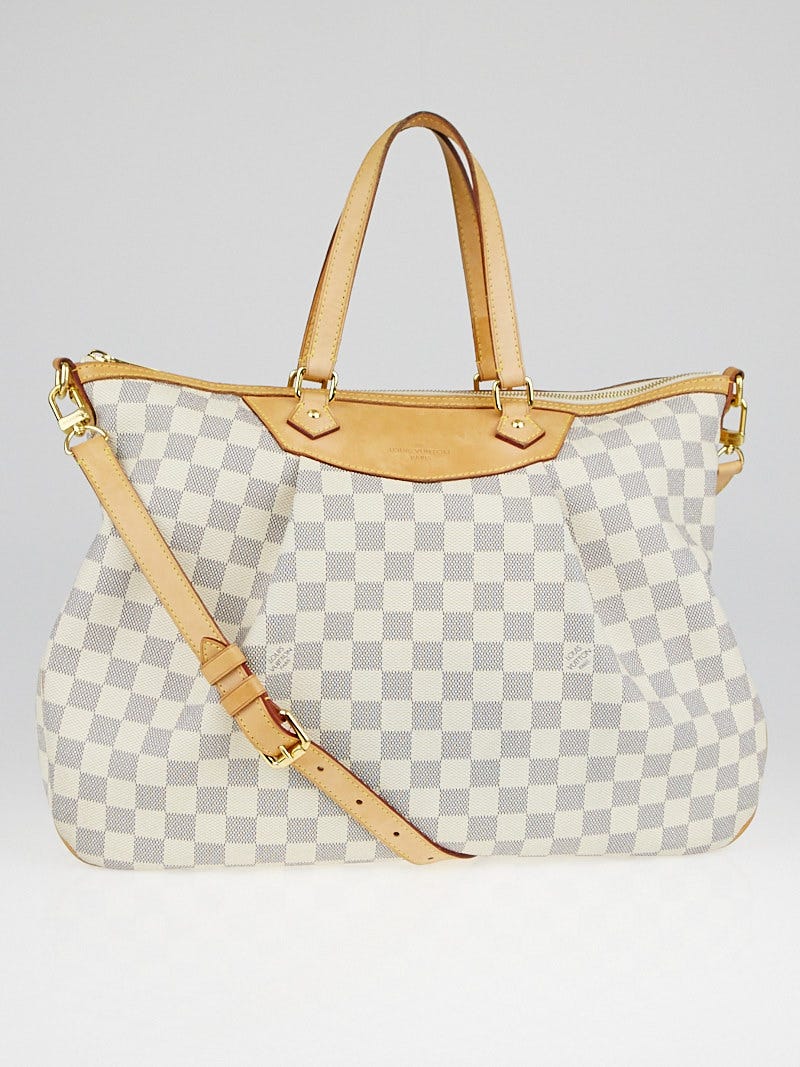Louis Vuitton Damier Azur Canvas Siracusa GM Bag | Yoogi's Closet