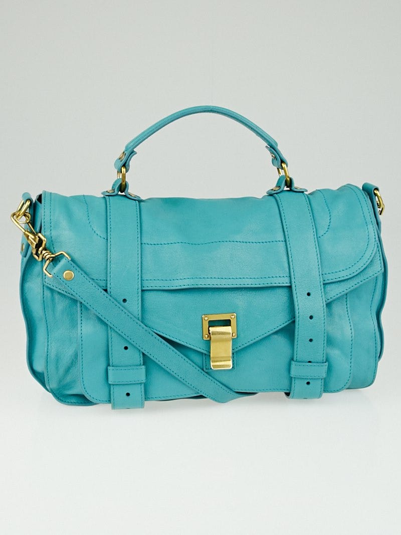 Proenza Schouler Lagoon Leather Medium PS1 Satchel Bag | Yoogi's Closet