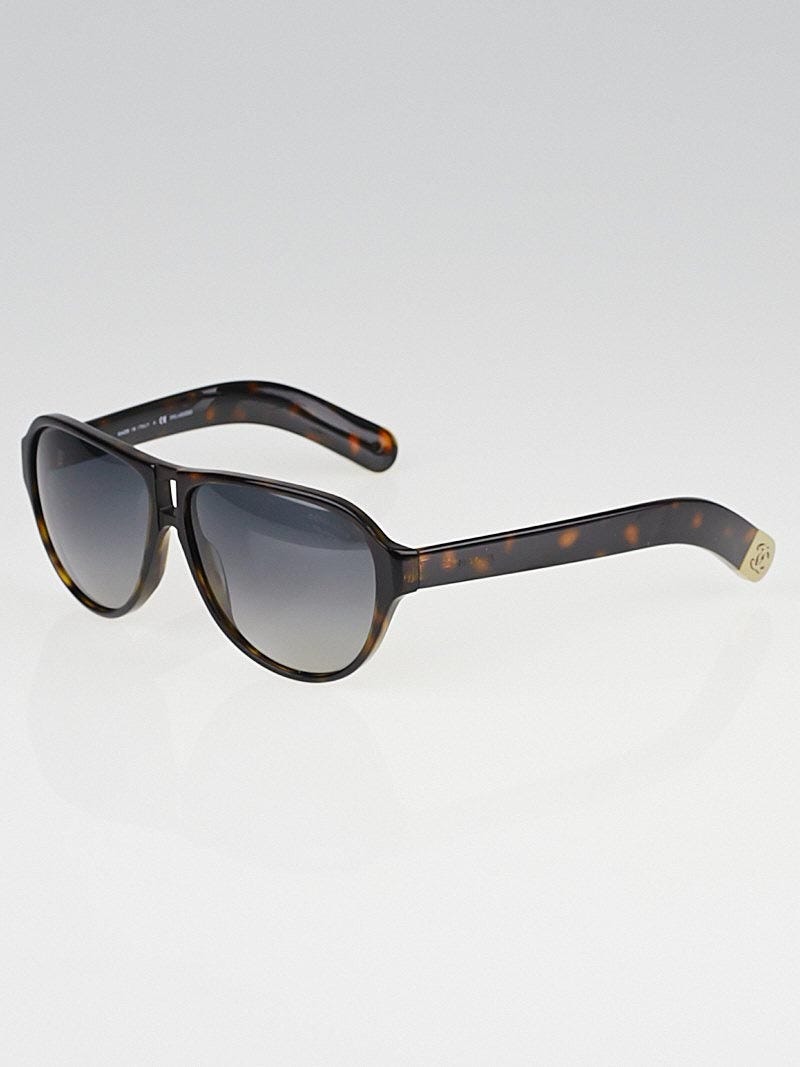 Chanel Brown Tortoise Shell Havana CC Logo Sunglasses-5233 | Yoogi's Closet