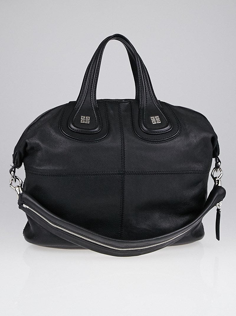 Givenchy Black Leather Medium Nightingale Bag | Yoogi's Closet