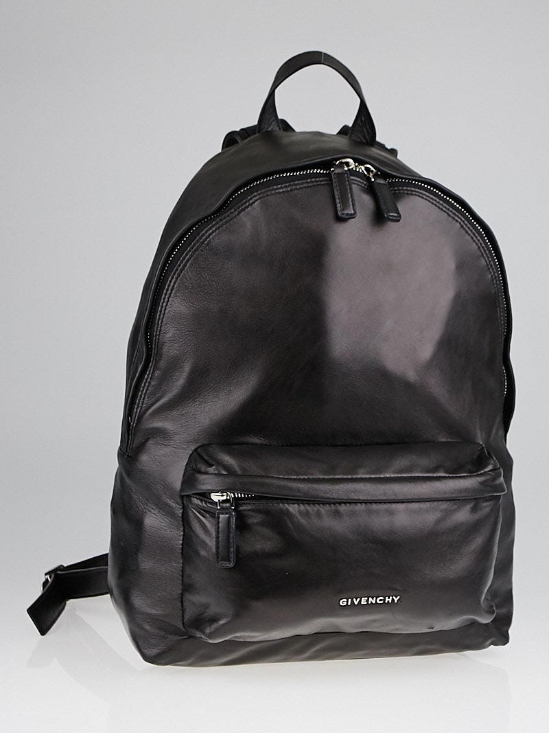 Givenchy Black Lambskin Leather Small Sandy Backpack | Yoogi's Closet