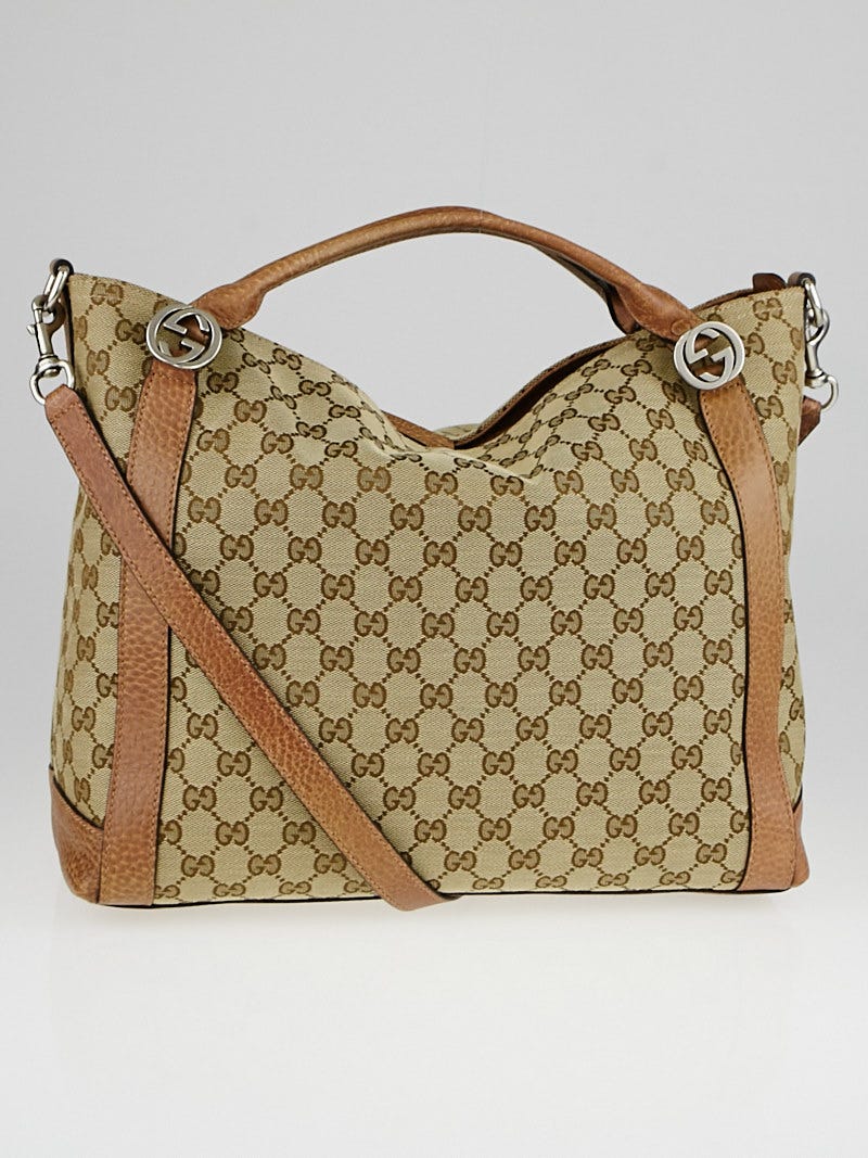 Gucci Beige/Brown GG Canvas Miss GG Original Top Handle Bag | Yoogi's ...