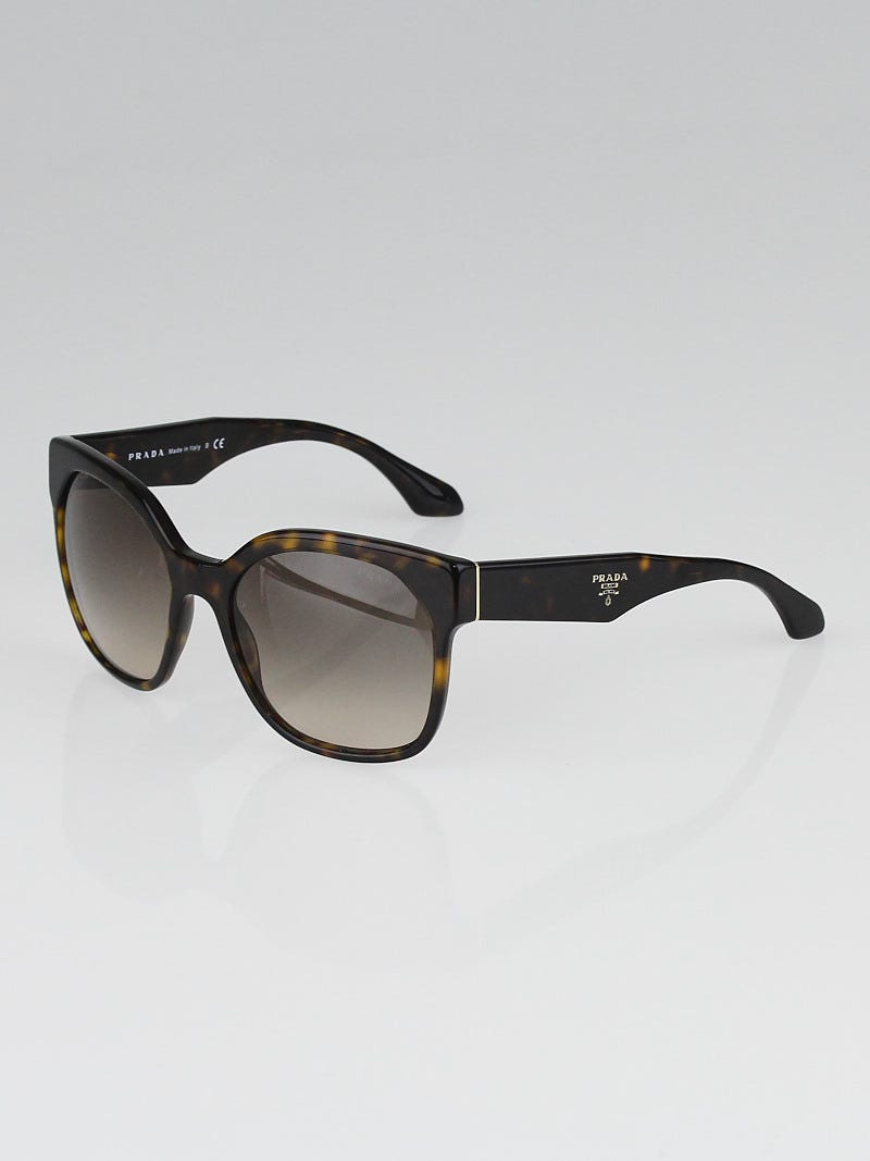 Prada Tortoise Shell Frame Gradient Tint Sunglasses - SPR10R | Yoogi's ...