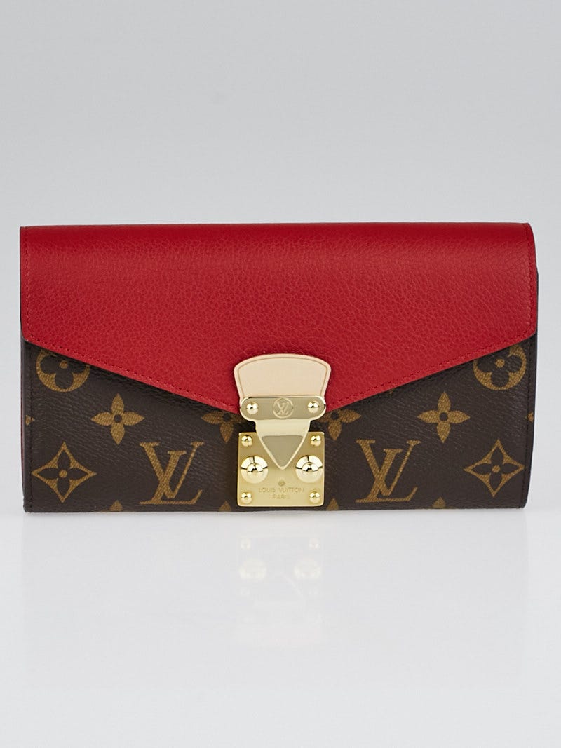 Louis Vuitton Cherry Monogram Canvas Pallas Wallet | Yoogi's Closet