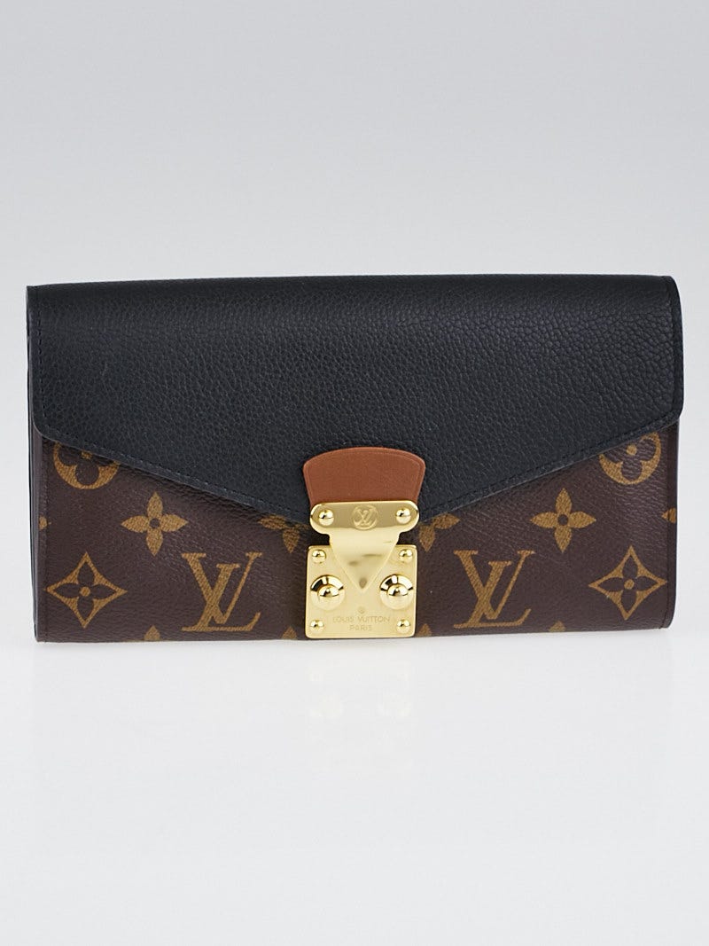 Louis Vuitton Black Monogram Canvas Pallas Wallet | Yoogi's Closet