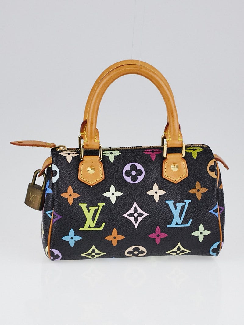 Louis Vuitton Black Monogram Multicolore Canvas Mini Sac HL Bag | Yoogi ...
