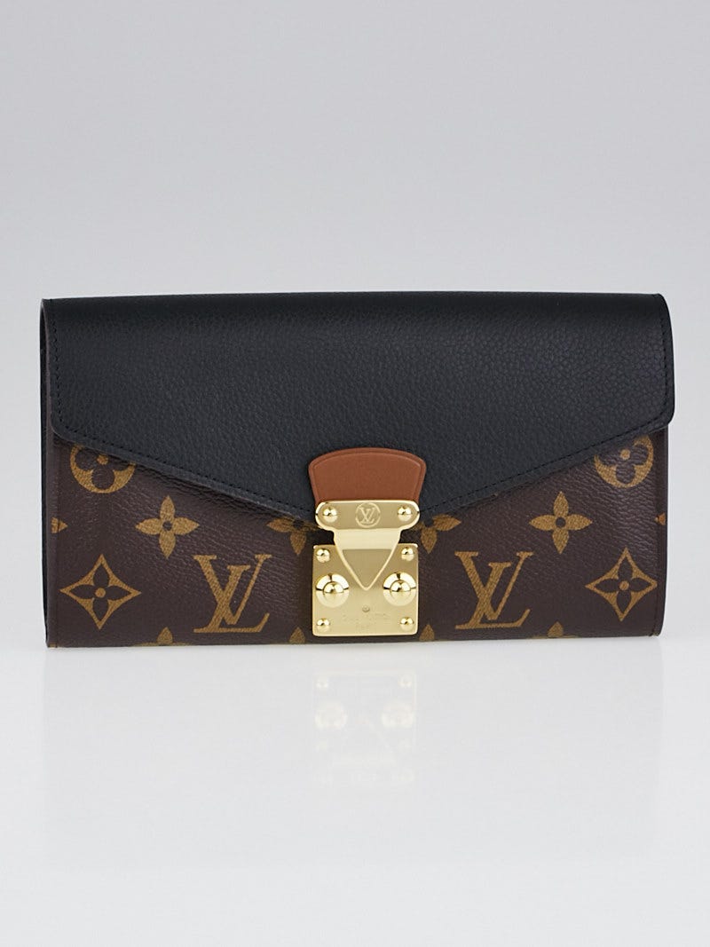 Louis Vuitton Black Monogram Canvas Pallas Wallet | Yoogi's Closet