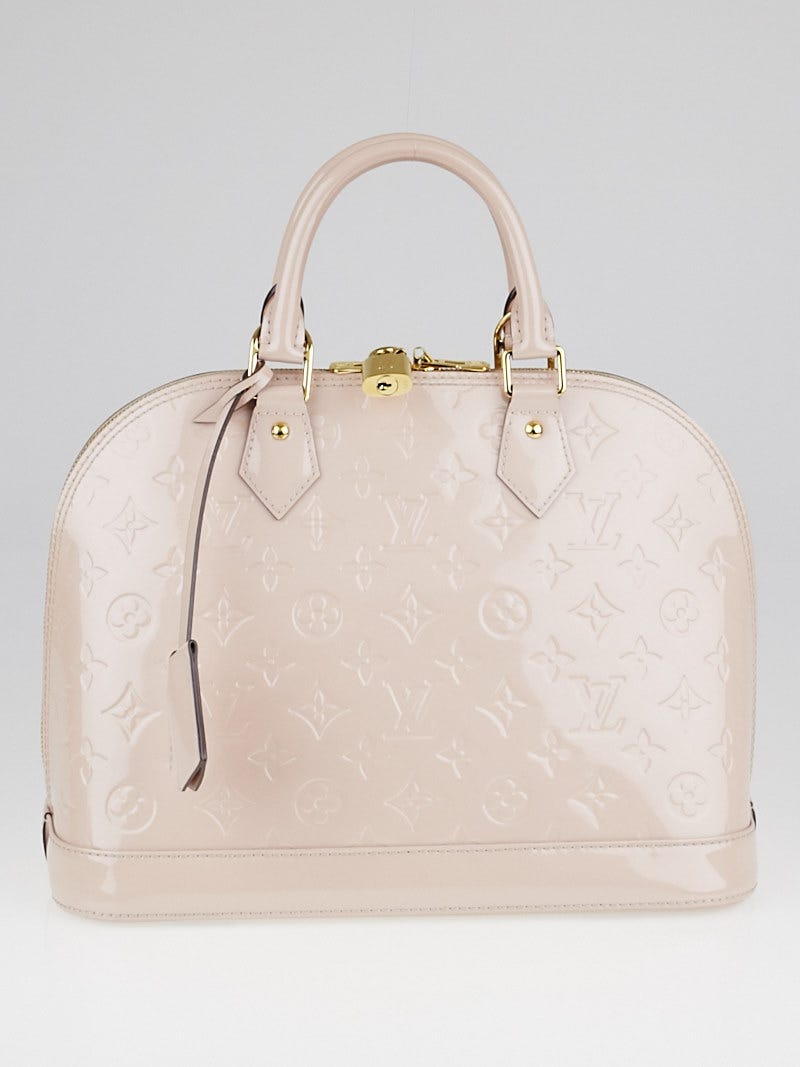 Louis Vuitton Rose Angelique Monogram Vernis Alma PM Bag | Yoogi's Closet
