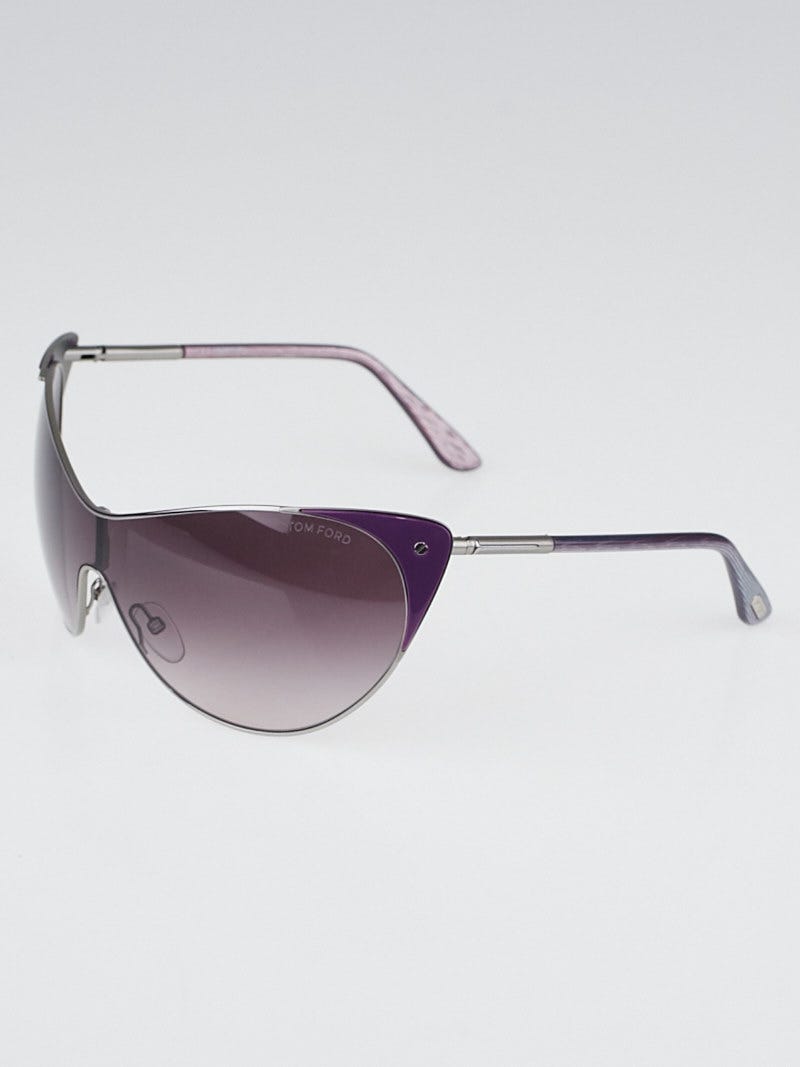 Tom Ford Purple Cat Eye Frame Gradient Tint Sunglasses | Yoogi's Closet