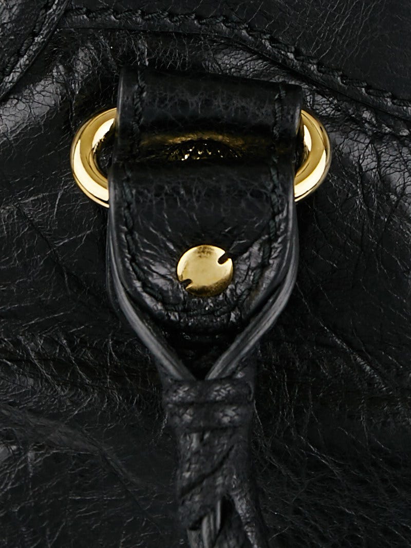 Balenciaga Anthracite Lambskin Leather Giant 12 Gold Velo Balenciaga Anthracite Lambskin Leather Giant 12 Gold Velo