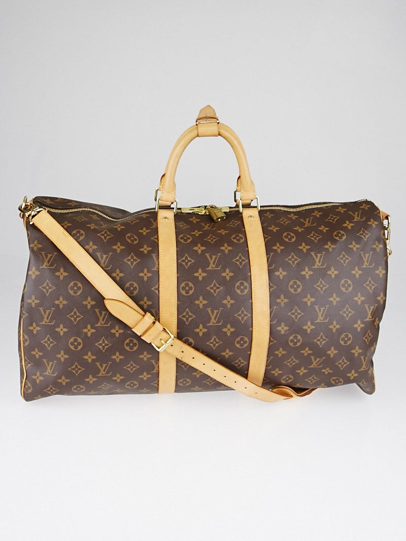 Louis Vuitton Monogram Canvas Keepall Bandouliere 55 Bag | Yoogi's Closet