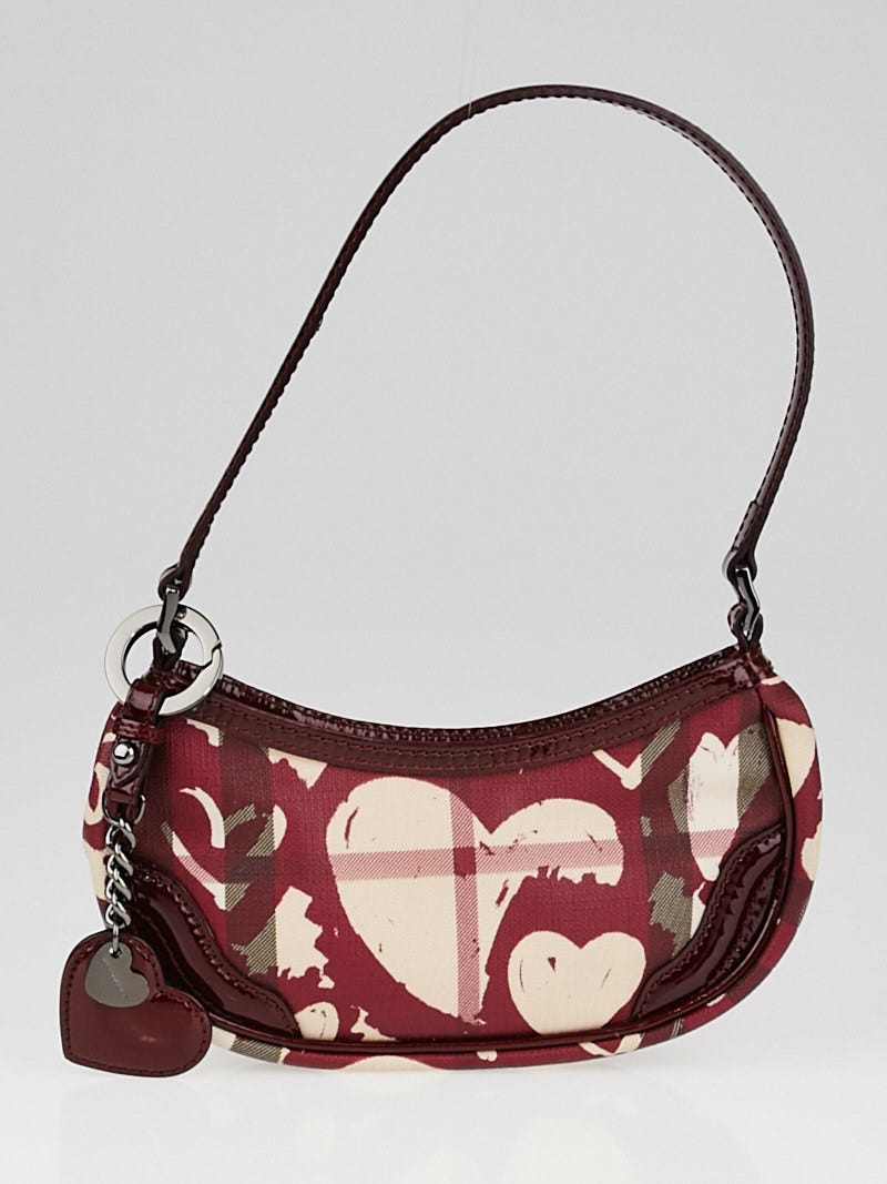 Burberry Berry Patent Leather Painted Heart Supernova Coated Canvas ...