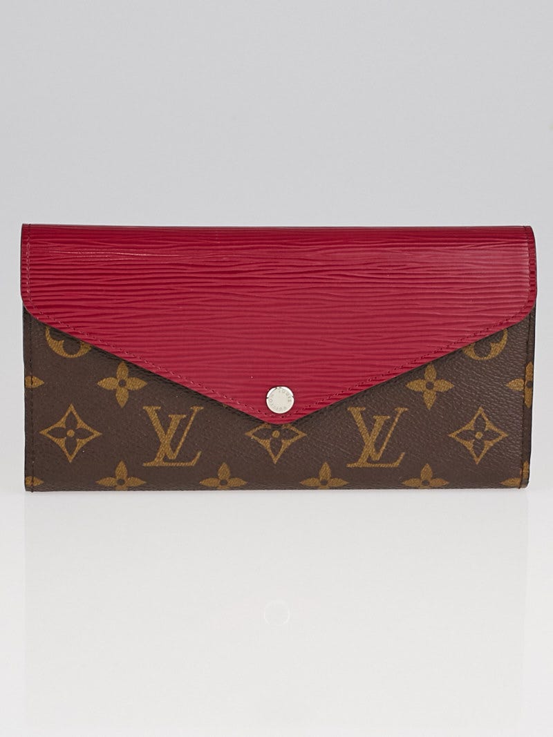 Louis Vuitton Fuchsia Epi Leather and Monogram Canvas Marie-Lou Long ...
