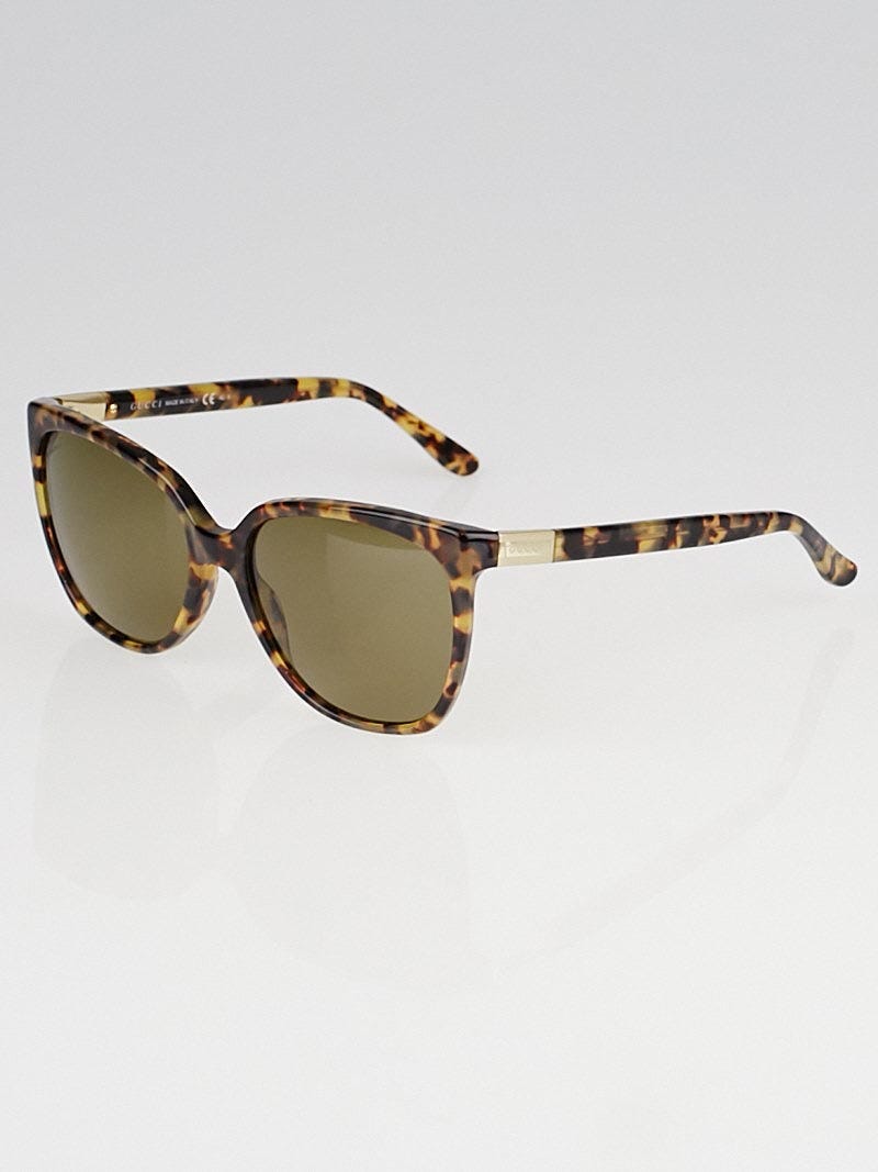 Gucci Tortoise Shell Frame Sunglasses - 3502/S | Yoogi's Closet