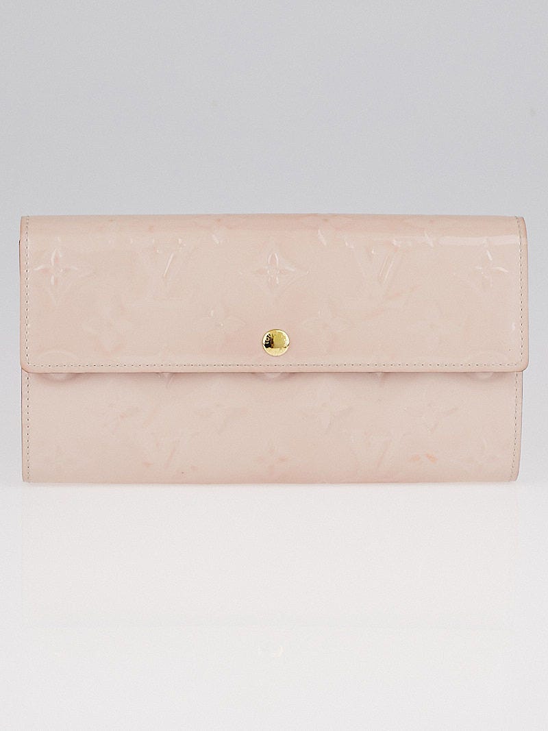 Louis Vuitton Rose Angelique Monogram Vernis Sarah Wallet | Yoogi's Closet