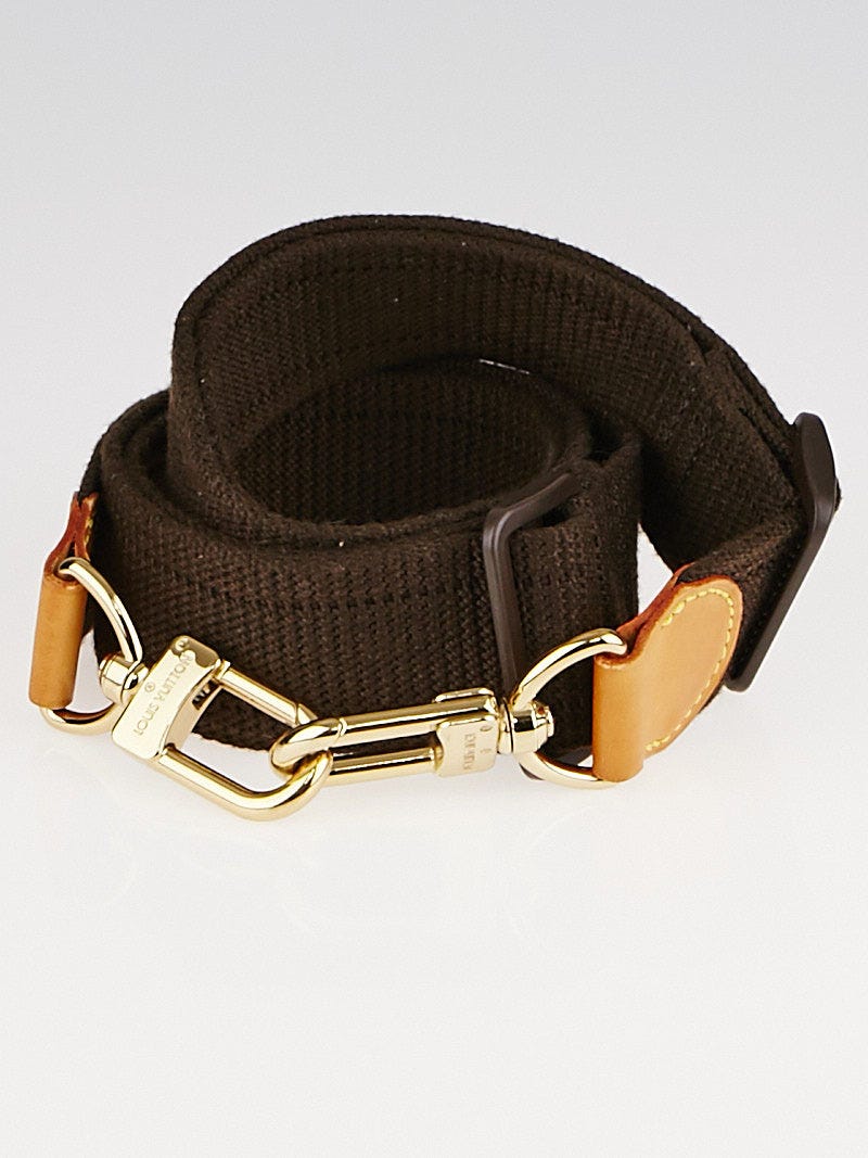 Louis Vuitton Brown Canvas Adjustable Shoulder Strap | Yoogi's Closet