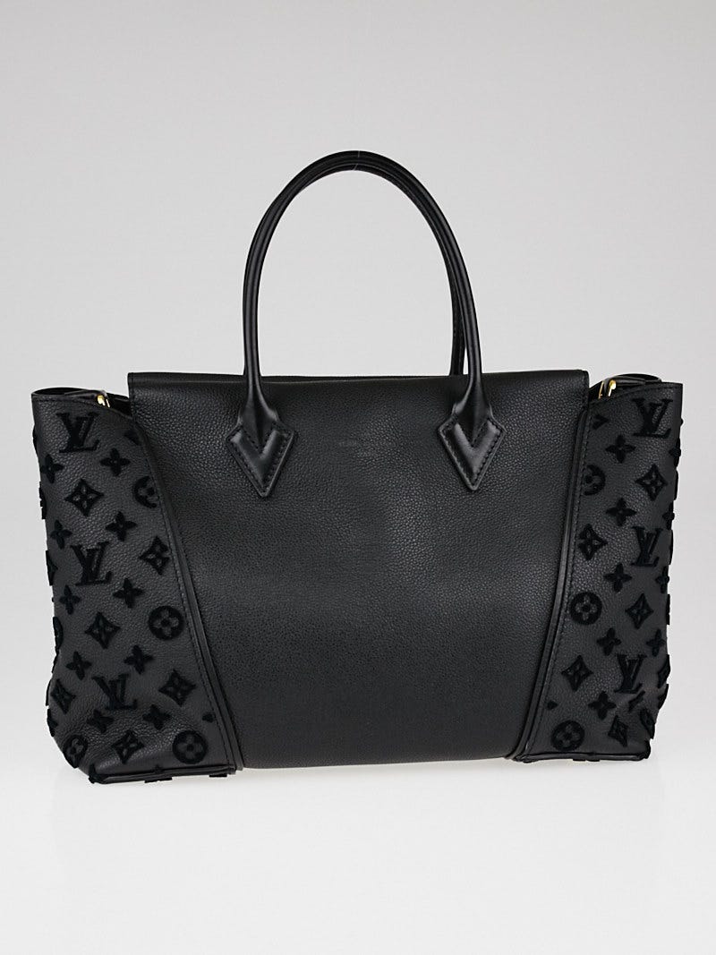 Louis Vuitton Black Orfevre and Veau Cachemire Calfskin Leather W PM ...