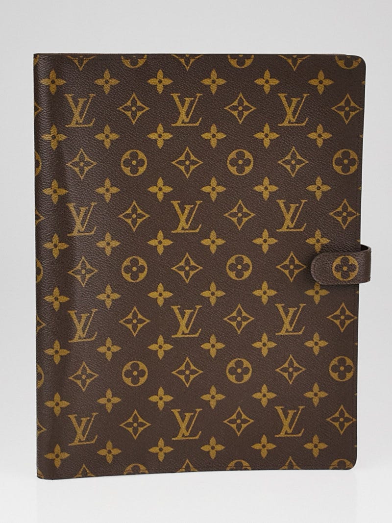 Louis Vuitton Monogram Canvas Large Agenda/Notebook Cover | Yoogi's Closet
