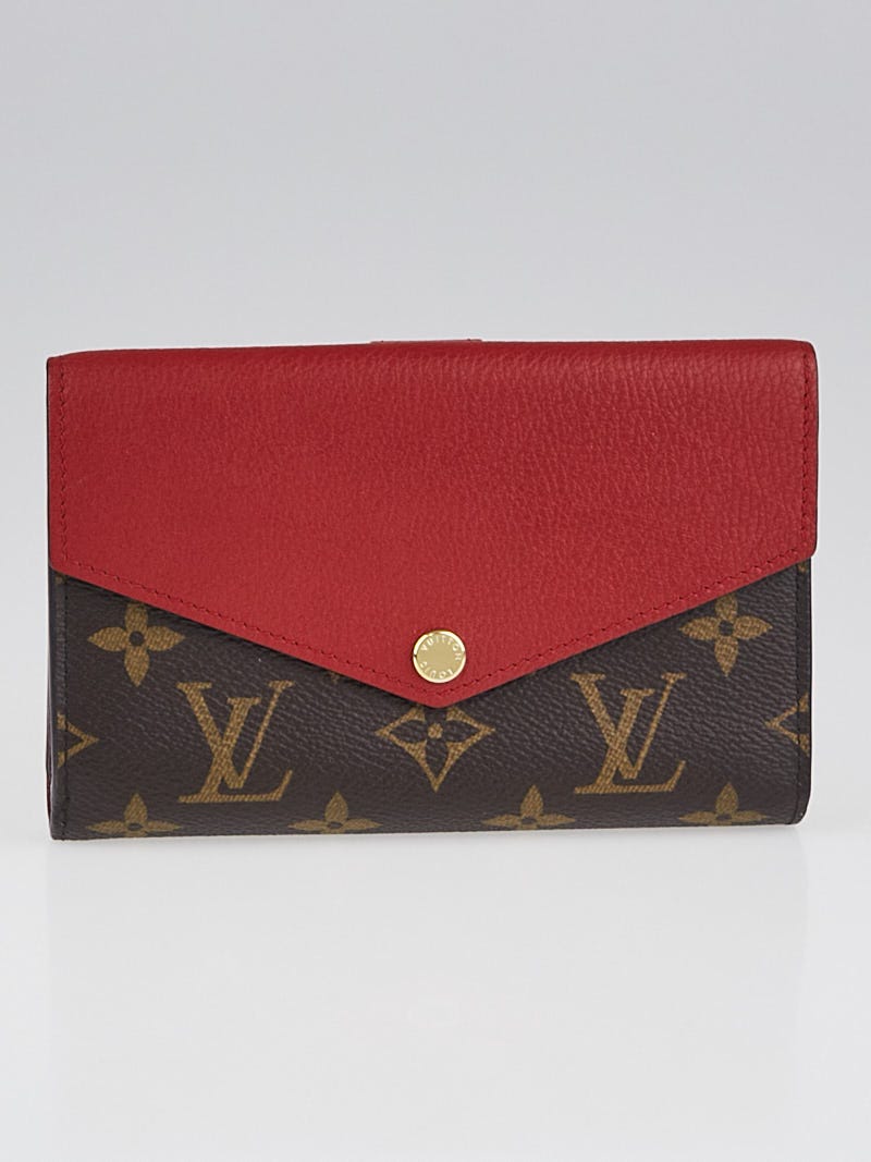Louis Vuitton Cerise Monogram Canvas Pallas Compact Wallet | Yoogi's Closet