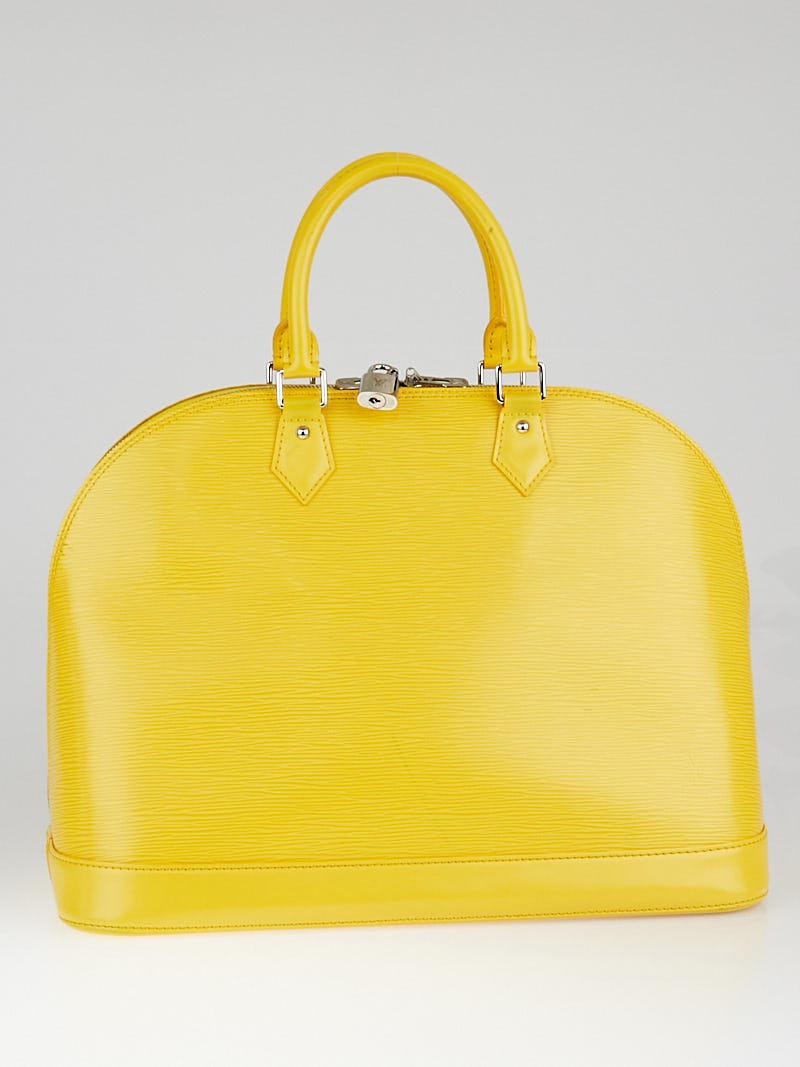 Louis Vuitton Citron Epi Leather Alma GM Bag | Yoogi's Closet