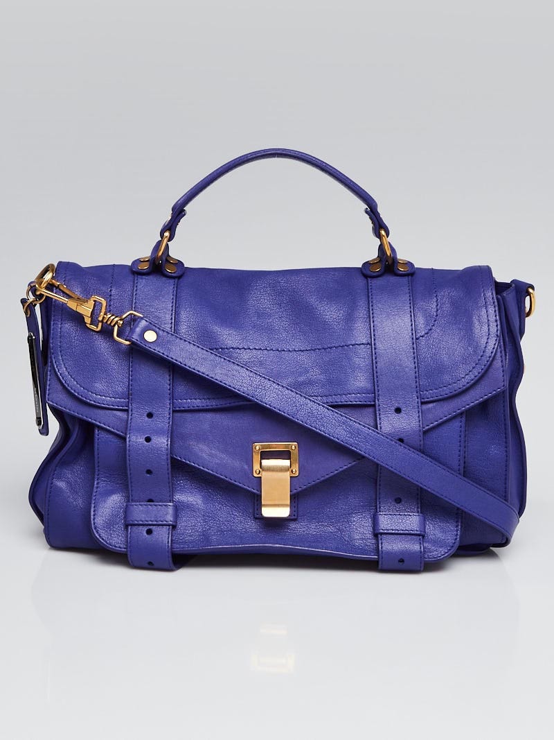 Proenza Schouler Amethyst Leather Medium PS1 Satchel Bag | Yoogi's Closet