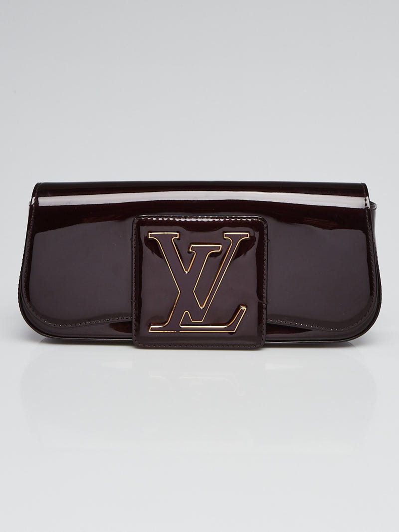 Louis Vuitton Amarante Monogram Vernis Pochette SoBe Clutch Bag | Yoogi ...