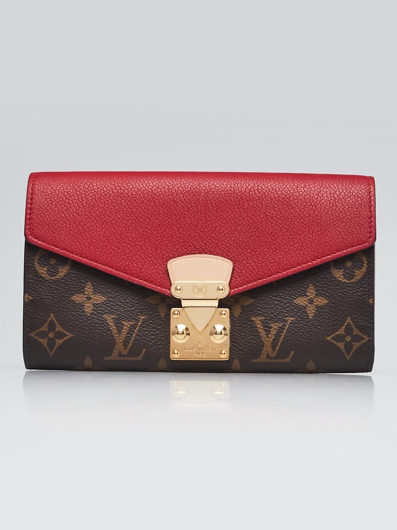 Louis Vuitton Cerise Monogram Canvas Pallas Wallet | Yoogi's Closet