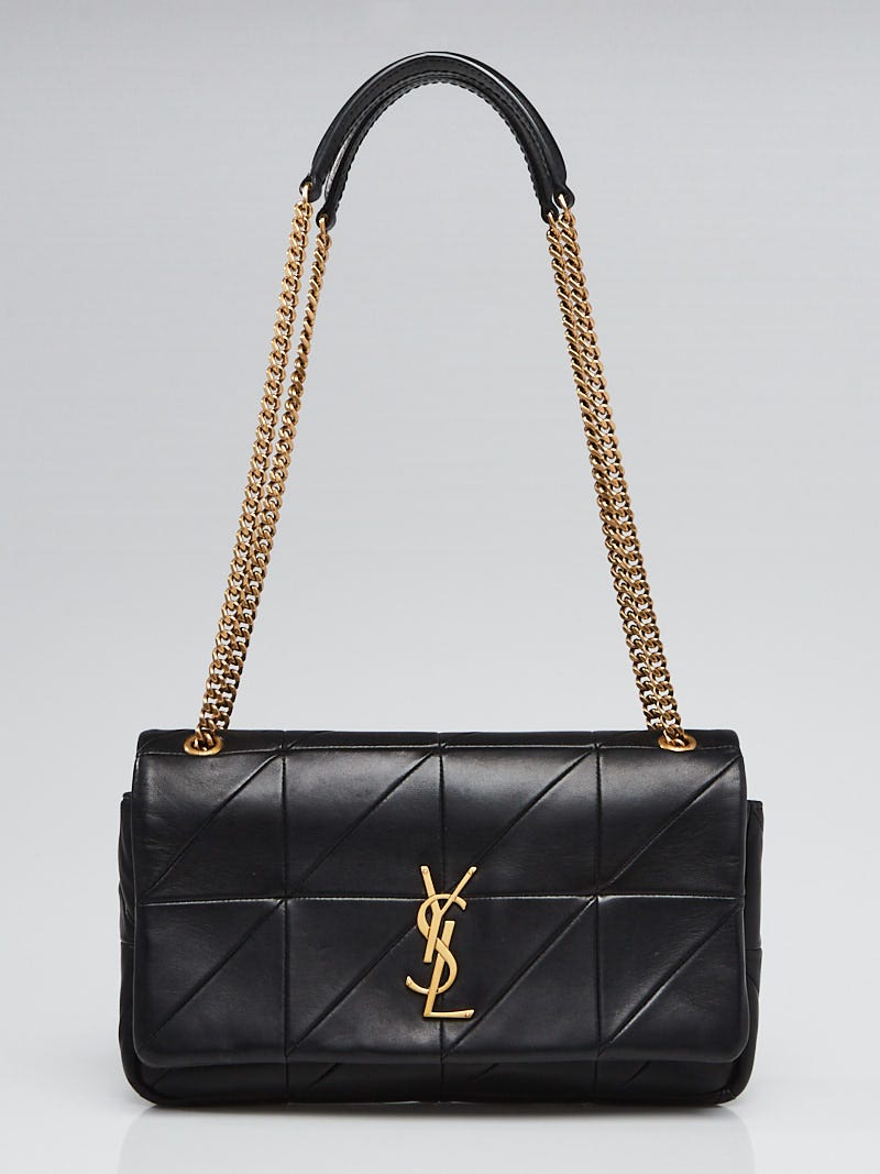 Yves Saint Laurent Black Lambskin Leather Medium Jamie Bag | Yoogi's Closet