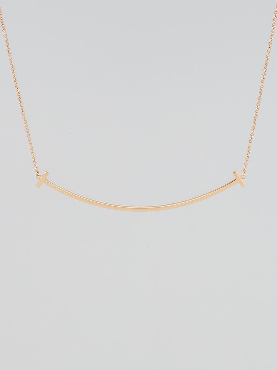 Tiffany & Co. 18k Yellow Gold Smile Necklace | Yoogi's Closet
