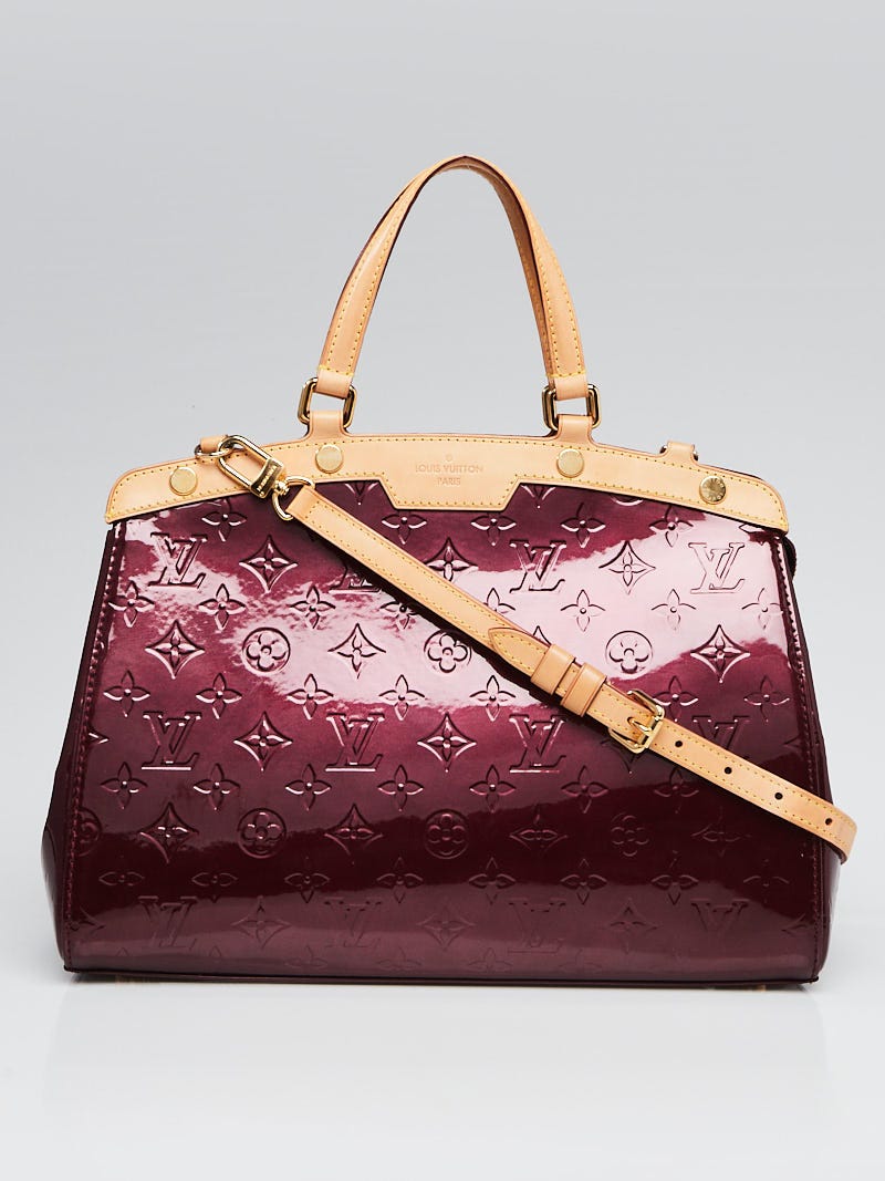 Louis Vuitton Amarante Monogram Vernis Brea MM Bag | Yoogi's Closet