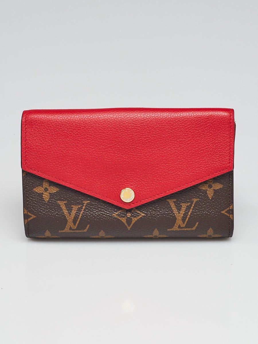 Louis Vuitton Cerise Monogram Canvas Pallas Compact Wallet | Yoogi's Closet