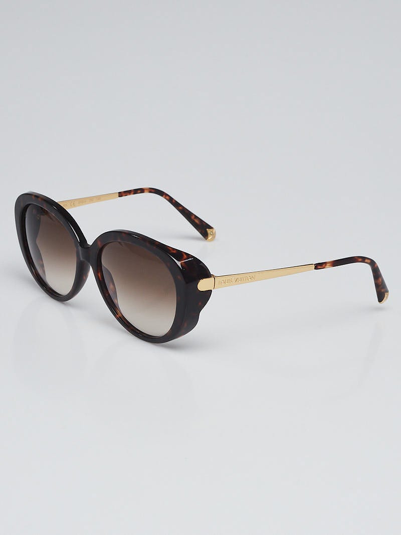 Louis Vuitton Tortoise Shell Acetate Frame Bluebell Sunglasses Z0596W ...