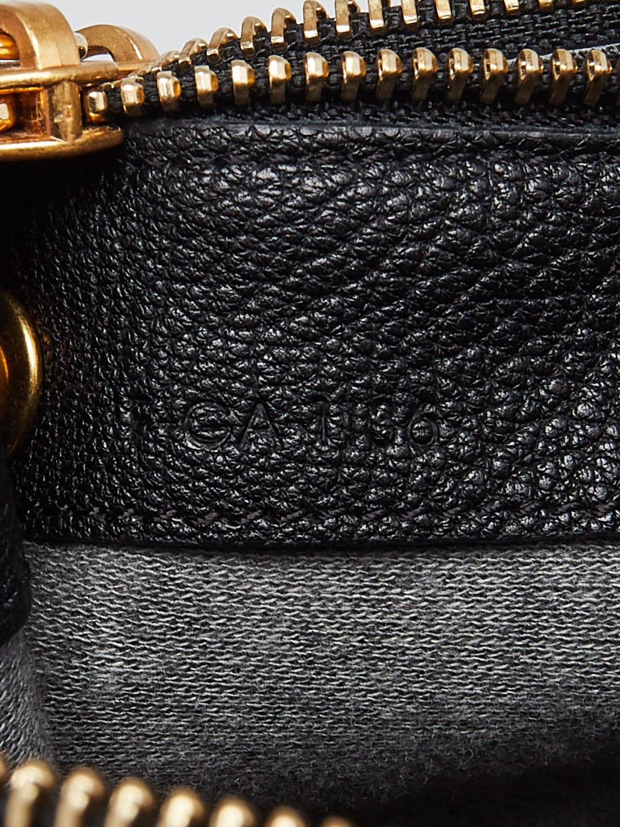 Celine Black Pebbled Leather Trio Small Crossbody Bag Celine Black Pebbled Leather Trio Small Crossbody Bag