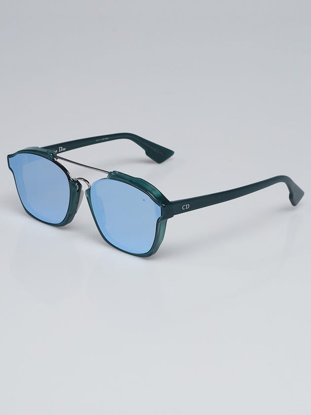 Christian Dior Green Acetate Abstract Sunglasses Yoogis Closet