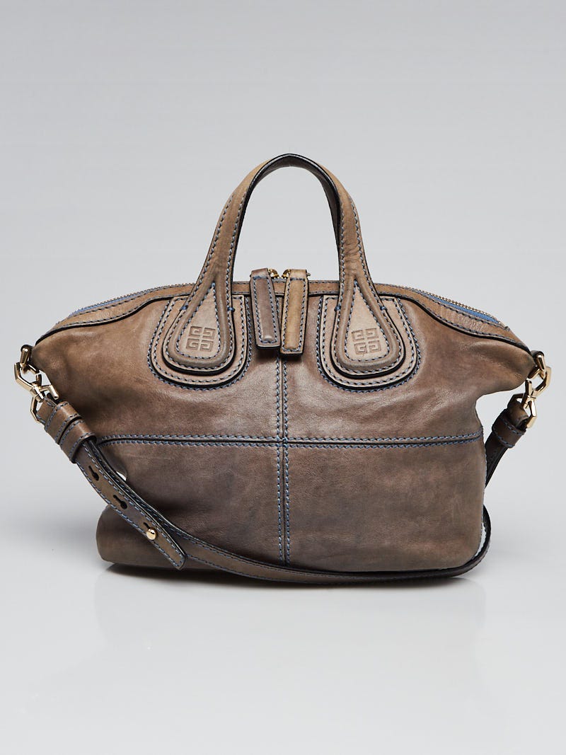 Givenchy Grey Lambskin Leather Micro Nightingale Bag | Yoogi's Closet