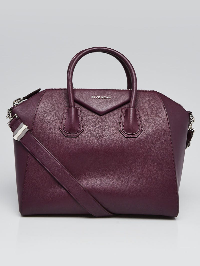 Givenchy Purple Sugar Goatskin Leather Medium Antigona Bag | Yoogi's Closet