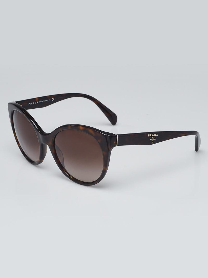 Prada Tortoise Shell Frame Gradient Tint Sunglasses - SPR23O | Yoogi's ...