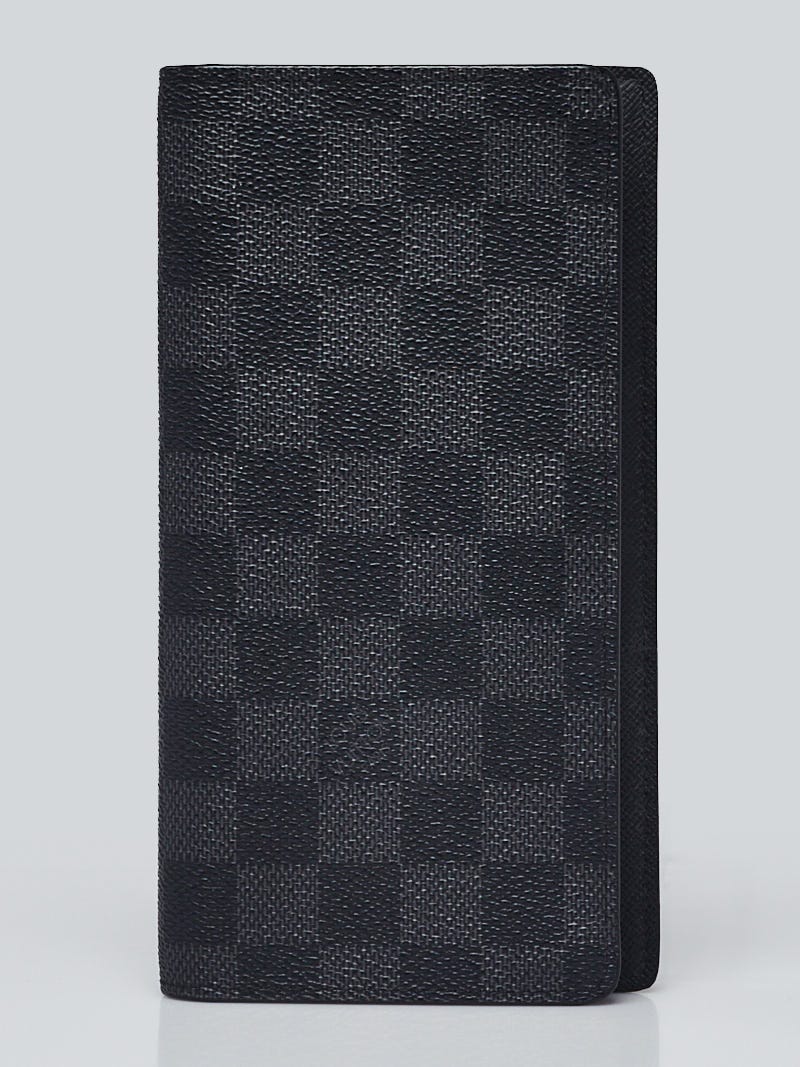 Louis Vuitton Damier Graphite Canvas Brazza Wallet | Yoogi's Closet