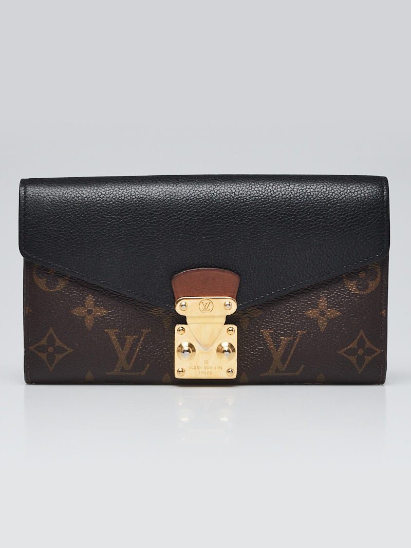 Louis Vuitton Black Monogram Canvas Pallas Wallet | Yoogi's Closet