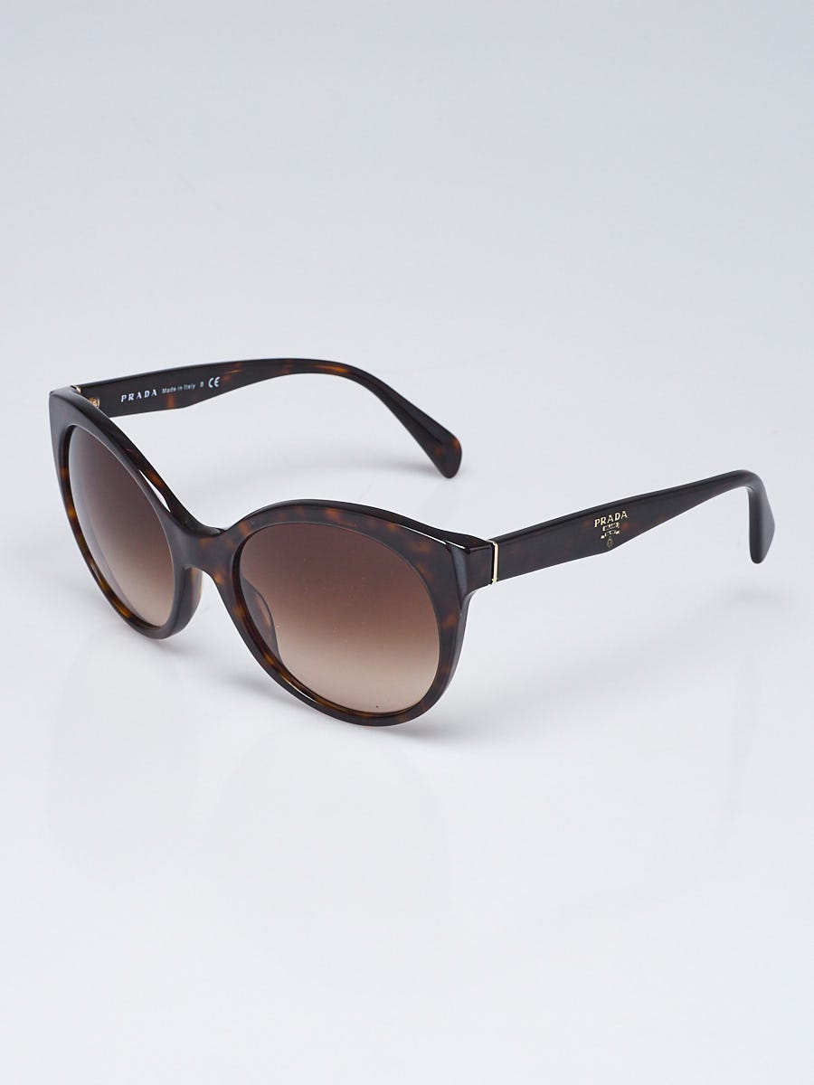 Prada Tortoise Shell Frame Gradient Tint Sunglasses - SPR23O | Yoogi's ...
