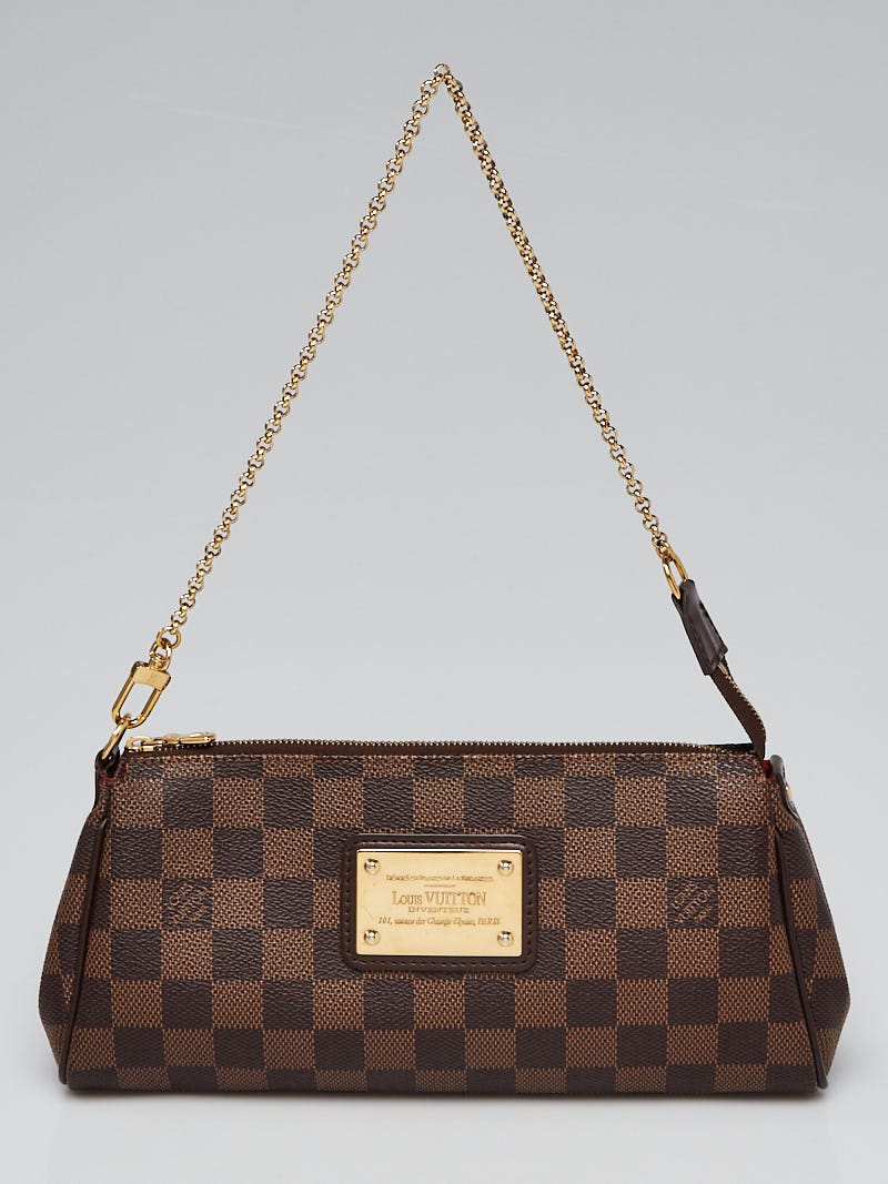 Louis Vuitton Damier Canvas Eva Clutch Bag | Yoogi's Closet