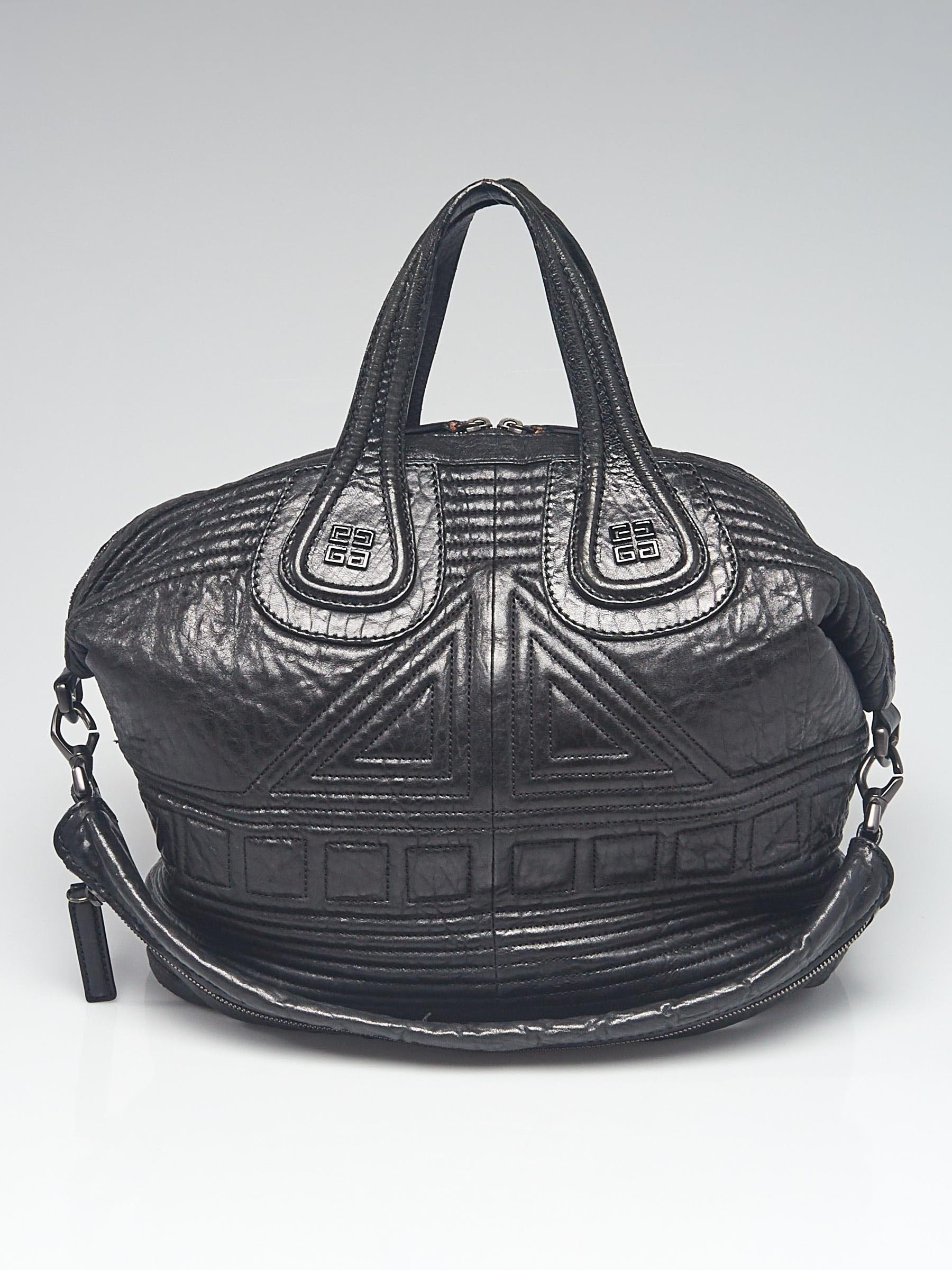Givenchy Black Quilted Leather Medium Nightingale Bag | Yoogi's Closet
