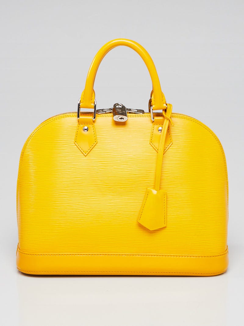 Louis Vuitton Citron Epi Leather Alma PM Bag | Yoogi's Closet