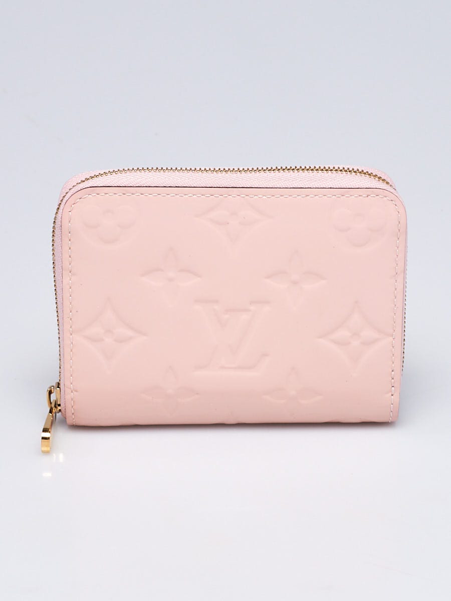 Louis Vuitton Rose Angelique Monogram Vernis Zippy Coin Purse | Yoogi's ...