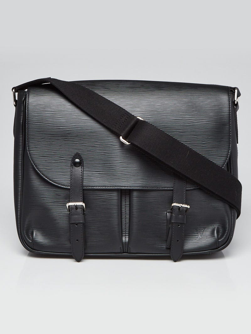 Louis Vuitton Black Epi Leather Christopher Messenger Bag | Yoogi's Closet