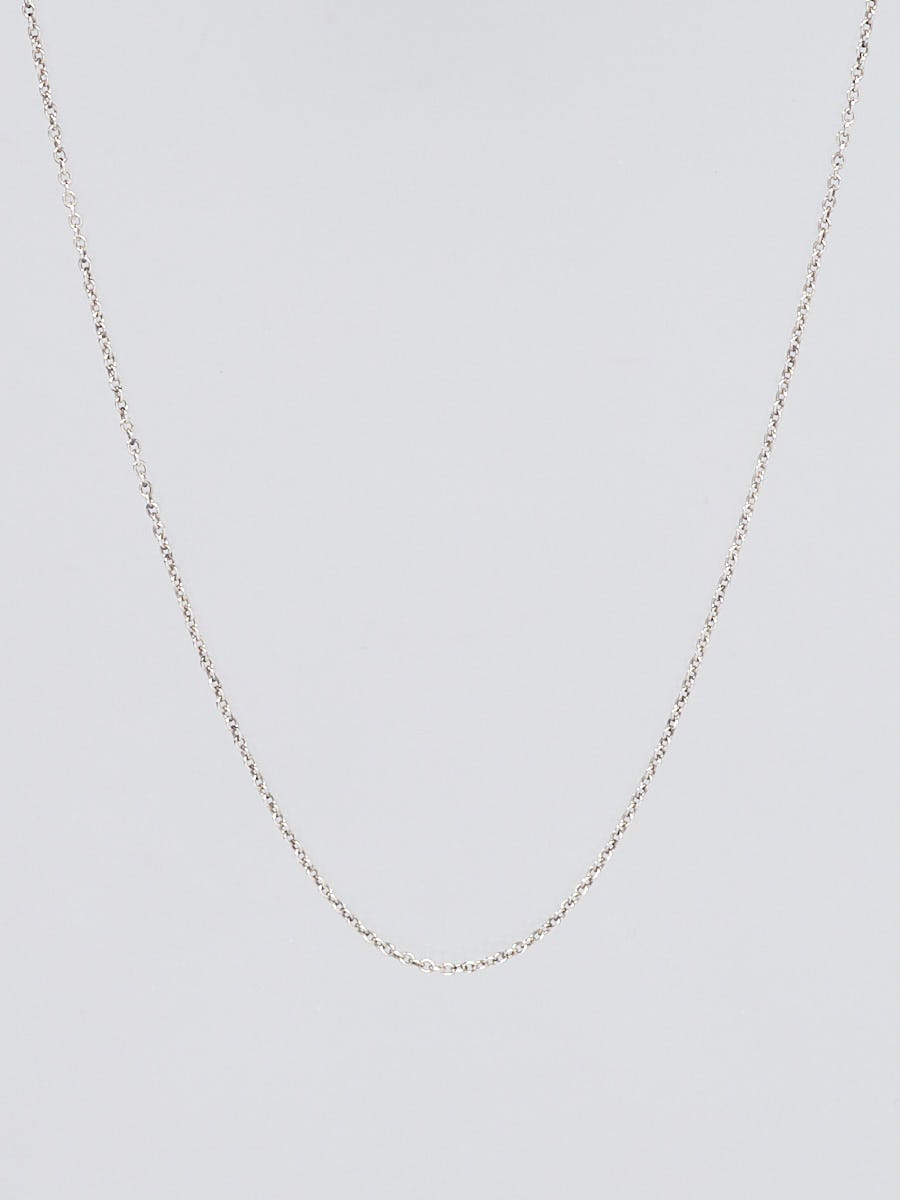 Tiffany & Co. Sterling Silver 18" Chain | Yoogi's Closet